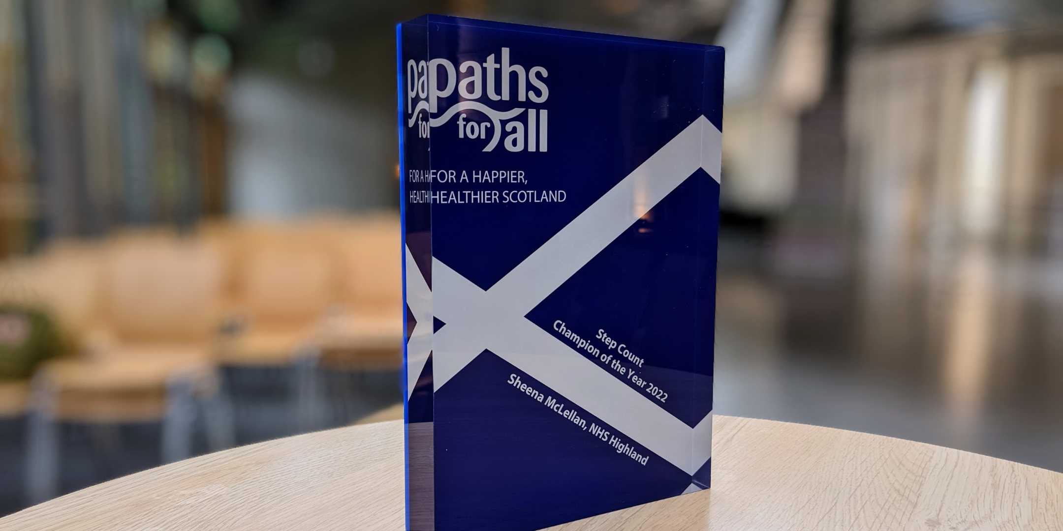 Sheena is this year's Step Count Champion - Paths for All | Paths for All Sheena is this year's Step Count Champion - Paths for All | Paths for All
